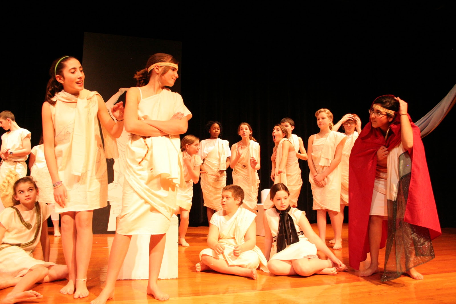 "Circus Olympus" ... Greek Theatre!: Athena & Arachne Production Photos