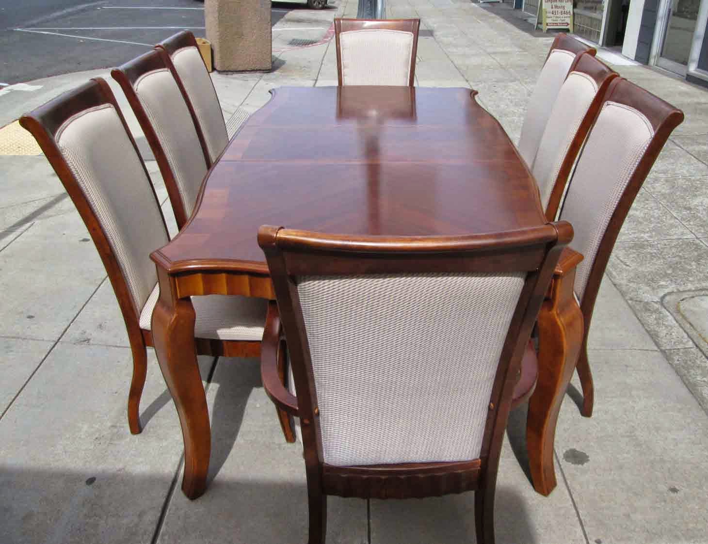 UHURU FURNITURE & COLLECTIBLES: SOLD Exquisite Dining Table w/ 8 Chairs ...