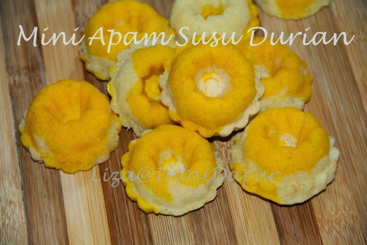 INTAI DAPUR: Mini Apam Susu Durian....