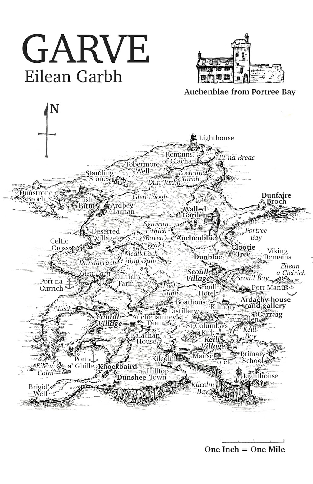 My Fictional Island of Garve: Here It Is!