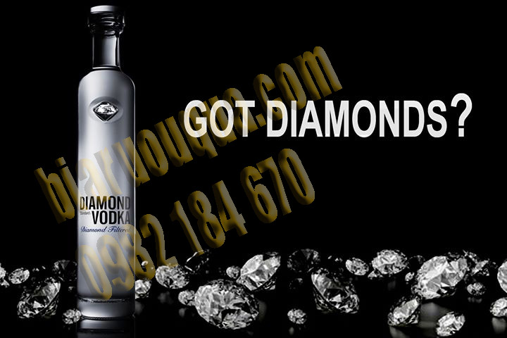 Rượu Diamond Vodka 40% thùng 12 chai 750ml
