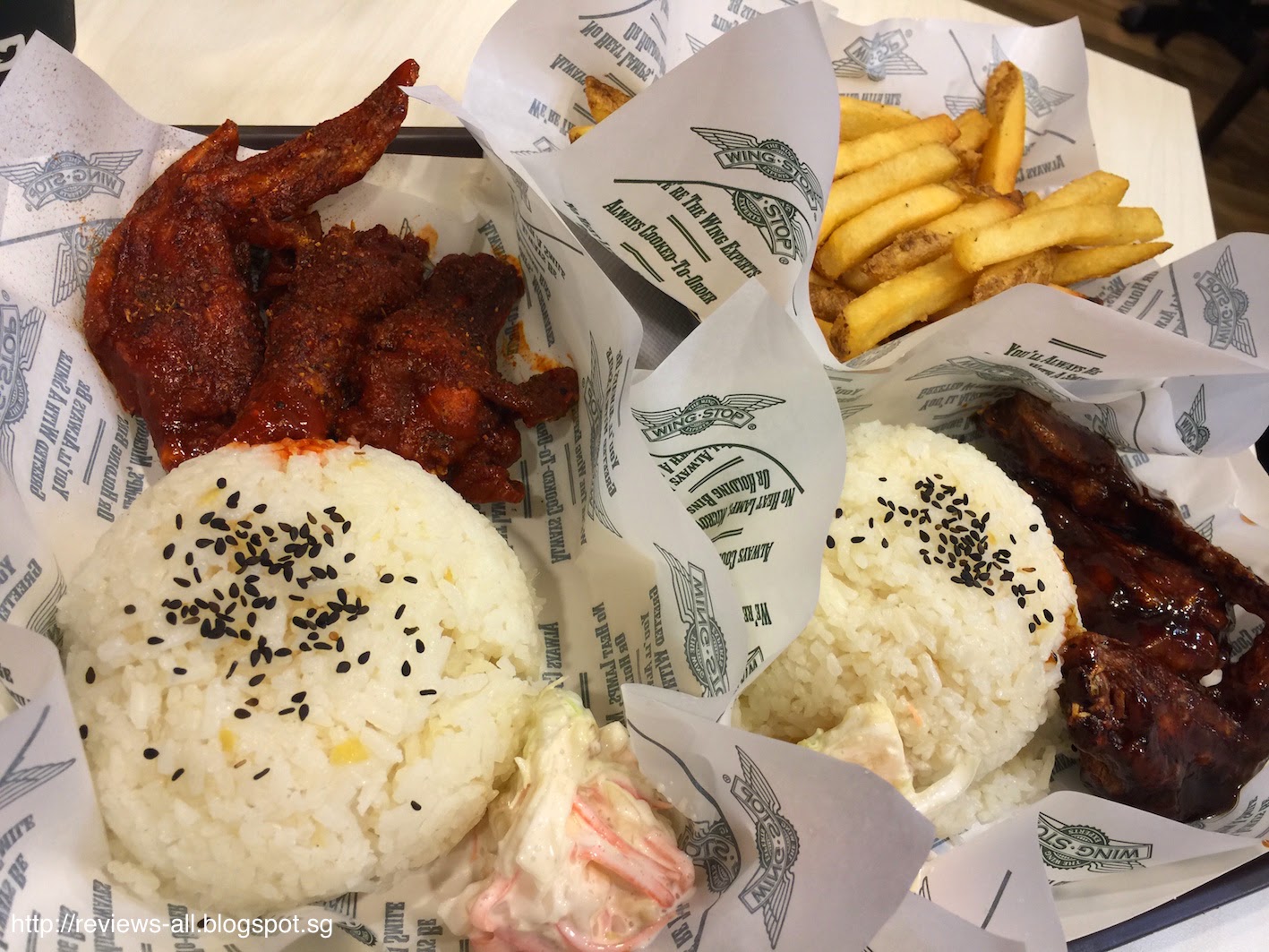 We'll Tell You - A&W Couple's Blog: Wingstop Singapore - The Wing ...