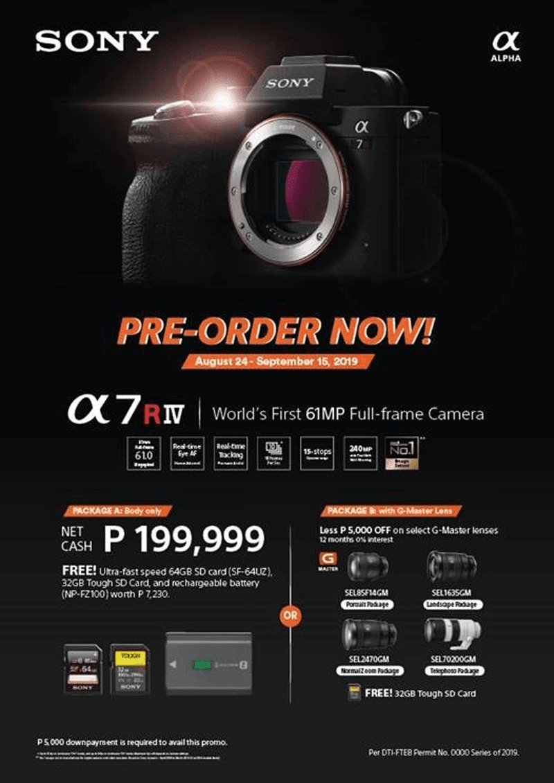 First ever 61MP full-frame camera Sony Alpha 7RIV is now available in ...