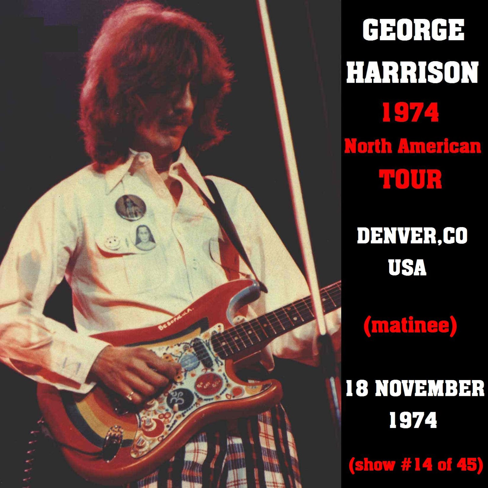 T.U.B.E.: George Harrison - 1974-11-18 - Denver, CO (AUD/FLAC)