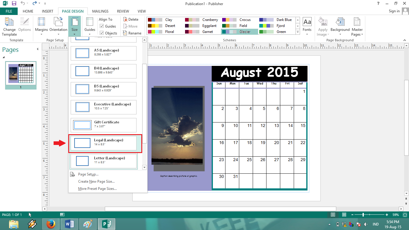 Cara Sederhana Membuat Calender Di Microsoft Publisher 2013 ~ Kolom !lmu
