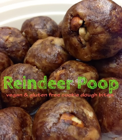 Ave Renee: Reindeer Poop: vegan and GF cookie dough bites
