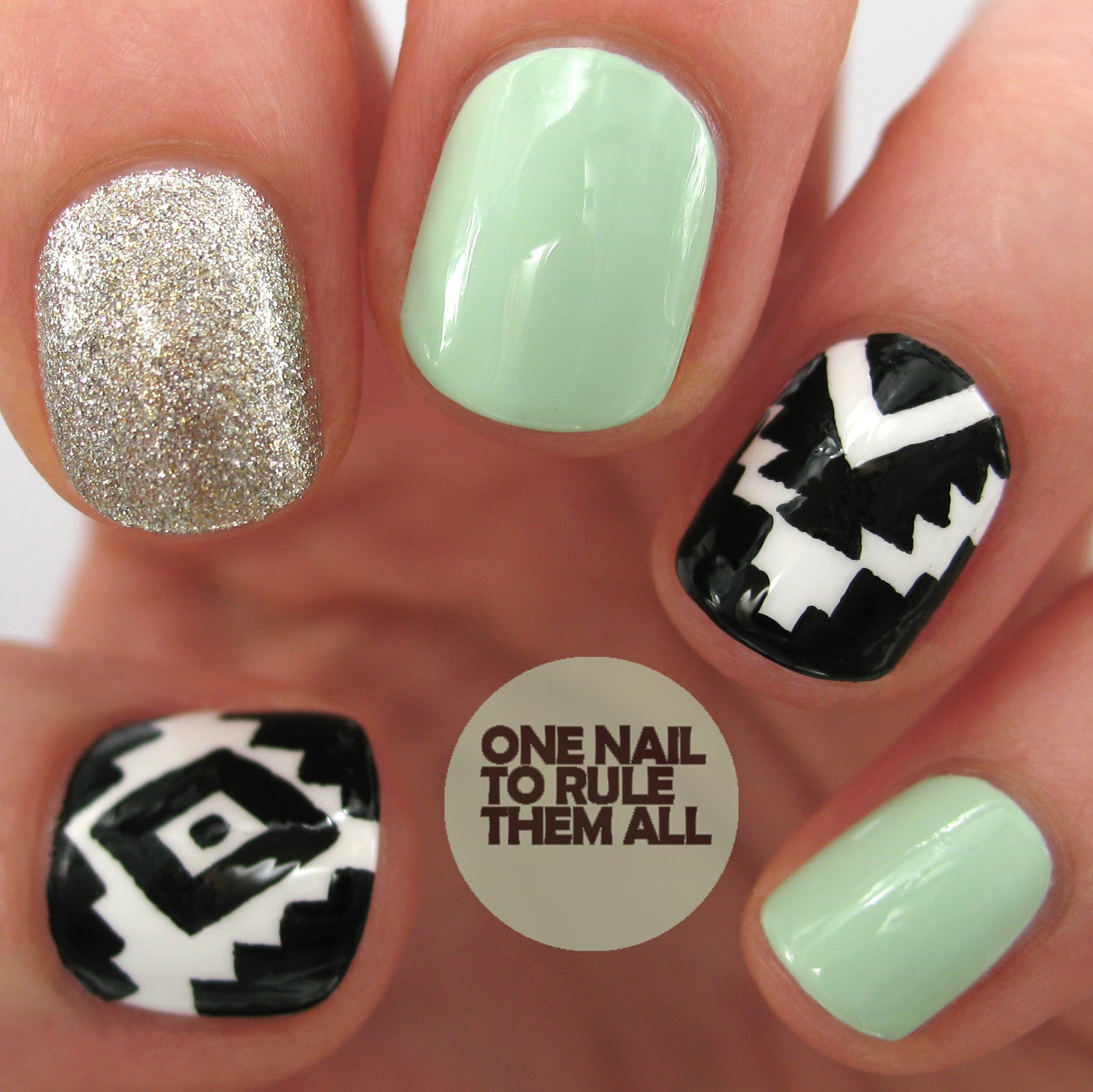 Aztec Nail Designs Tutorial