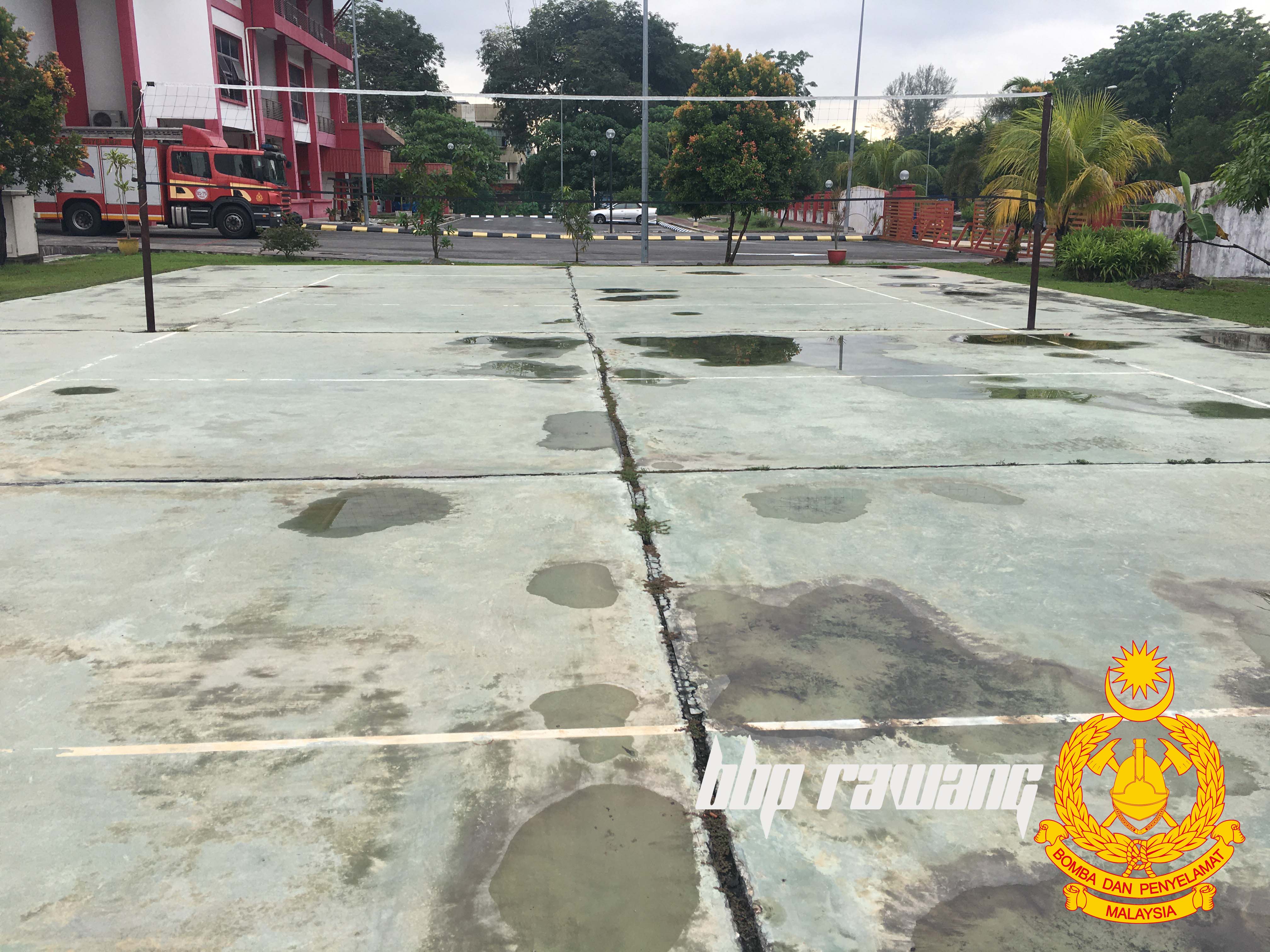 GELANGGANG BOLA TAMPAR ~ BALAI BOMBA DAN PENYELAMAT RAWANG