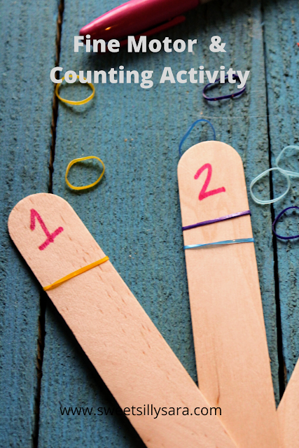 Sweet Silly Sara: Fine Motor Counting Activity