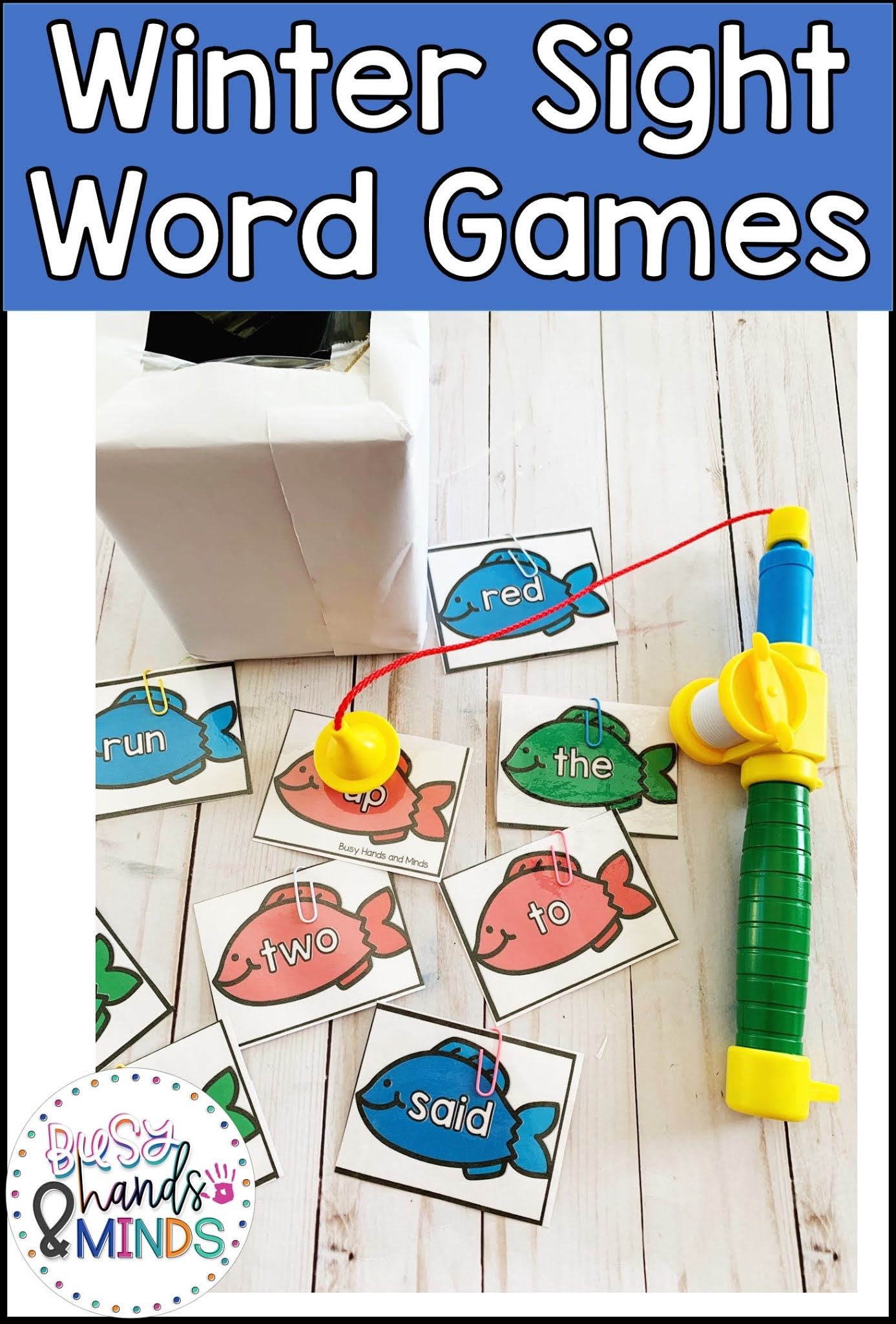 Winter Sight Word Games | Busy Hands and Minds
