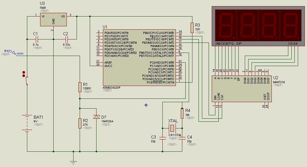 Voltmeter using Arduino & Seven Segement Display 0-50V DC - Dijital ...