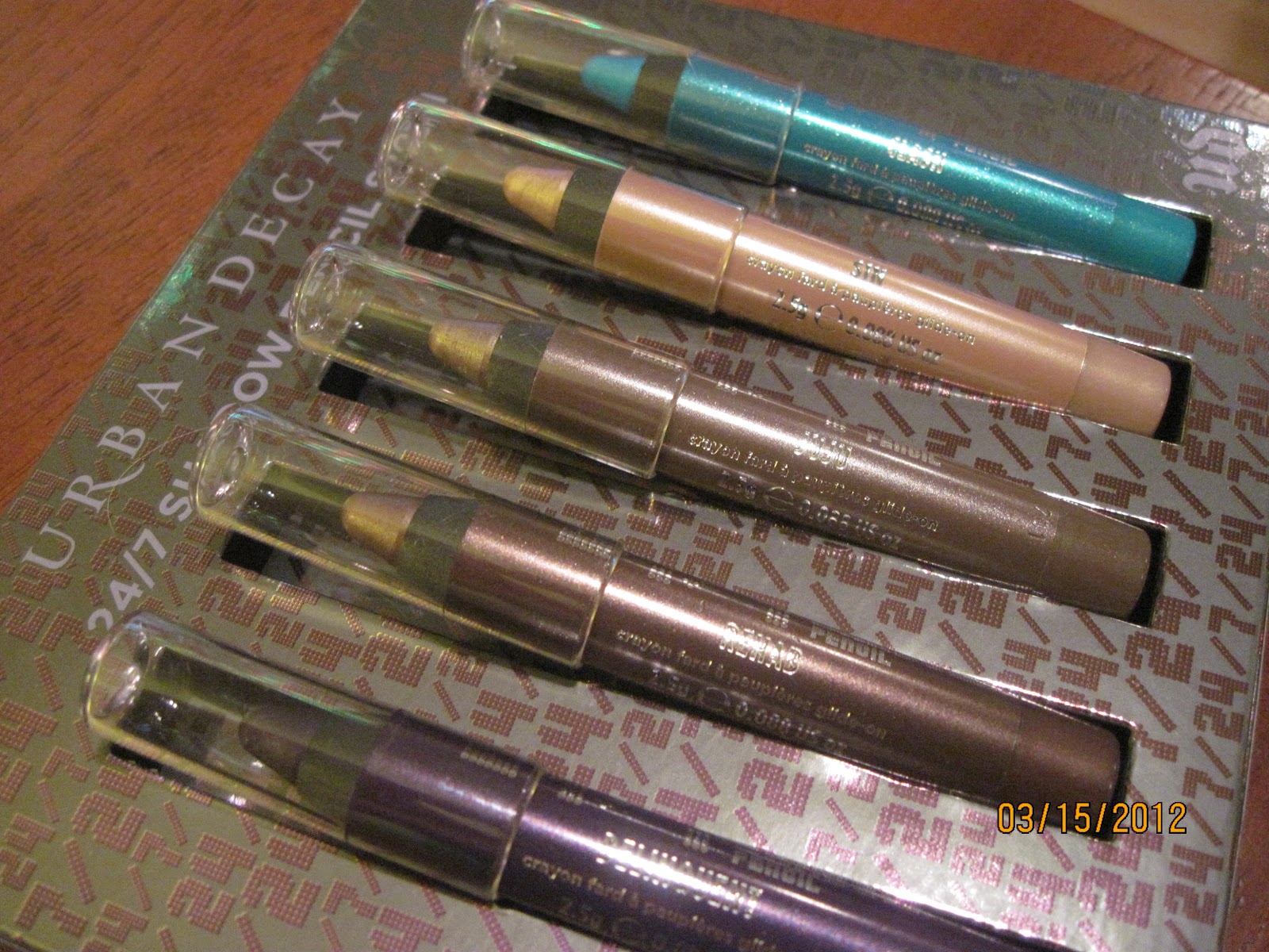 Fool 4 Beauty: Urban Decay 24/7 Shadow Pencil Stash