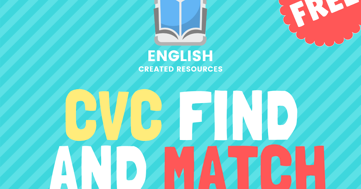 CVC Words Find and Match Worksheets