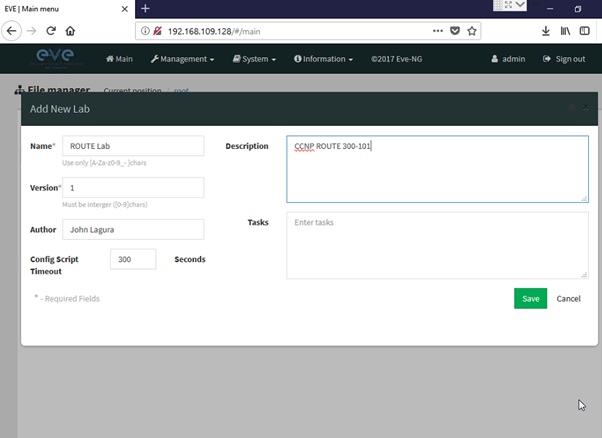 My Network Lab: Installing Emulated Virtual Environment Next Generation ...