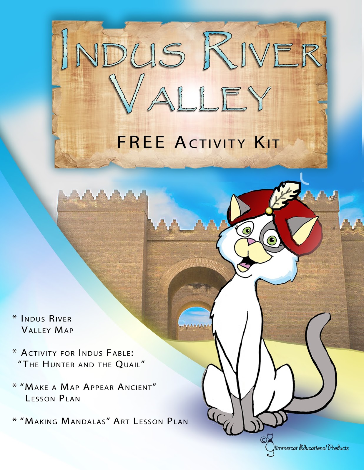 Glimmercat Education: Our FREE Indus River Valley Mini Activity Packet
