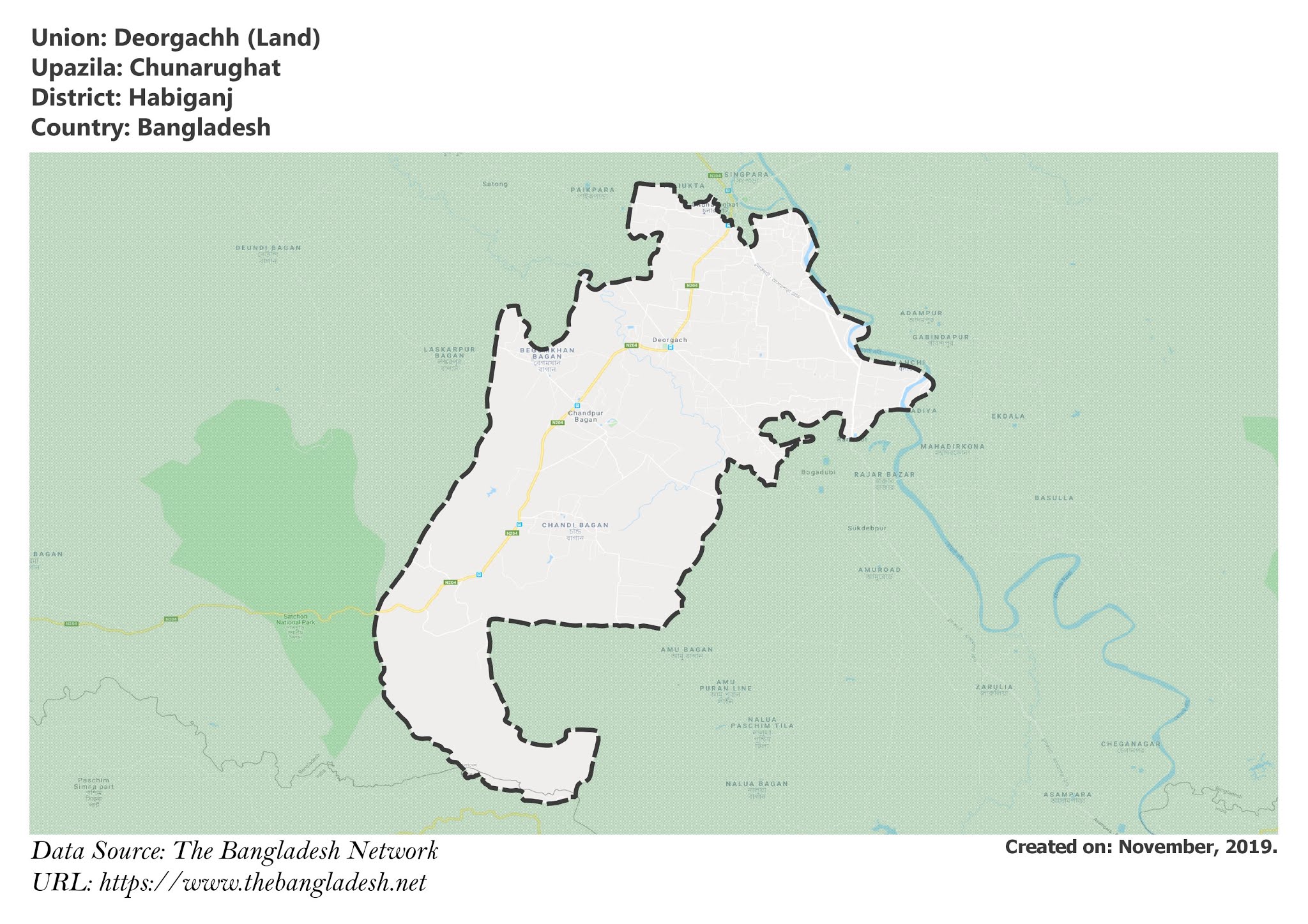 Deorgachh Union, Habiganj