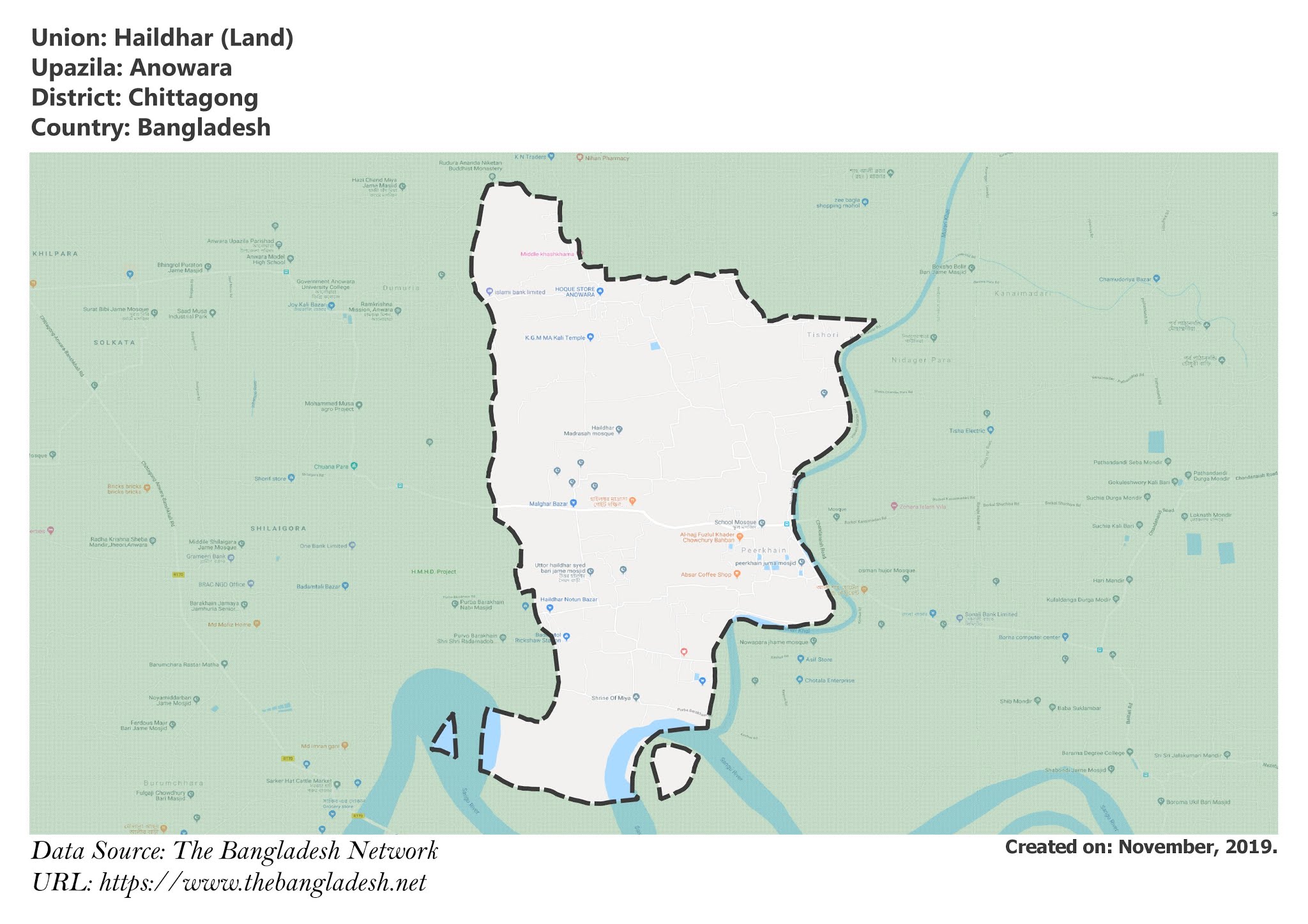 Haildhar Union, Chittagong
