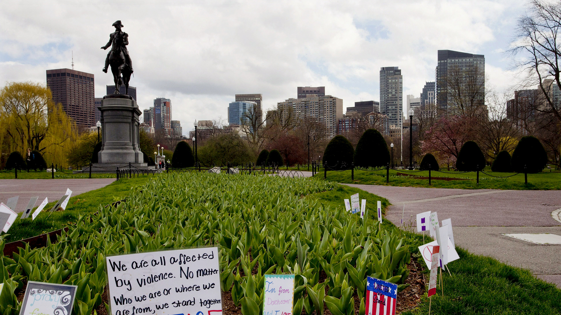 Deserted Places: Deserted streets in Boston, as the city goes into lockdown