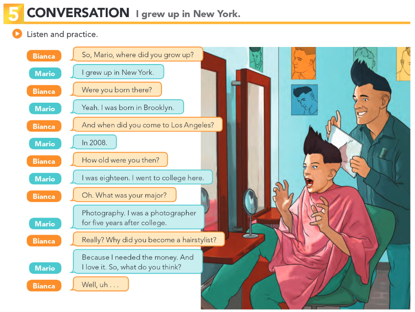 English Every Day! - Oral Com II: Unit 15 - Where were you born?