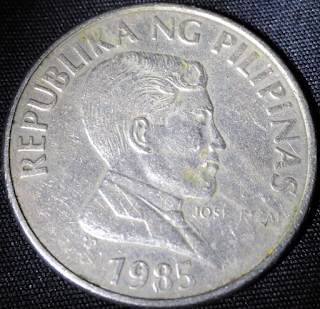Ang 1985 One Piso - Jose Rizal at Kalabaw Philipine Coin | Pinoy Coin ...