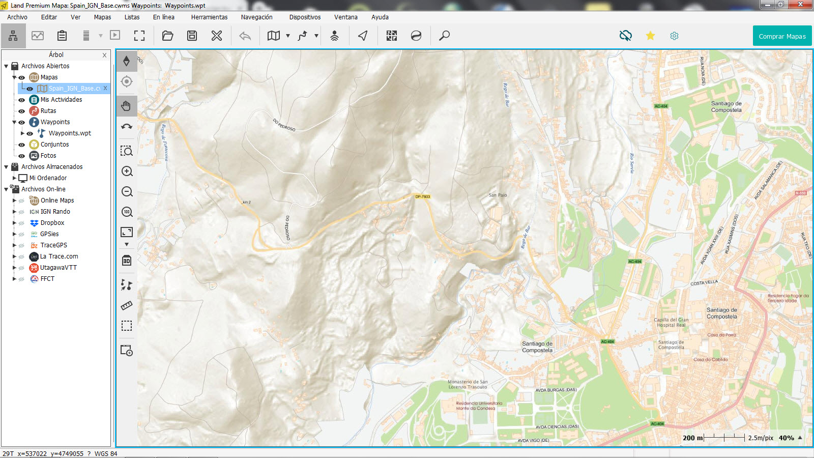 Cartografía Digital: Mapas online básicos para TwoNav Land.