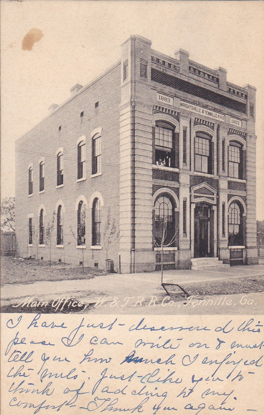 IMAGES OF OUR PAST - TENNILLE, WASHINGTON COUNTY, GEORGIA, FROM THE ...