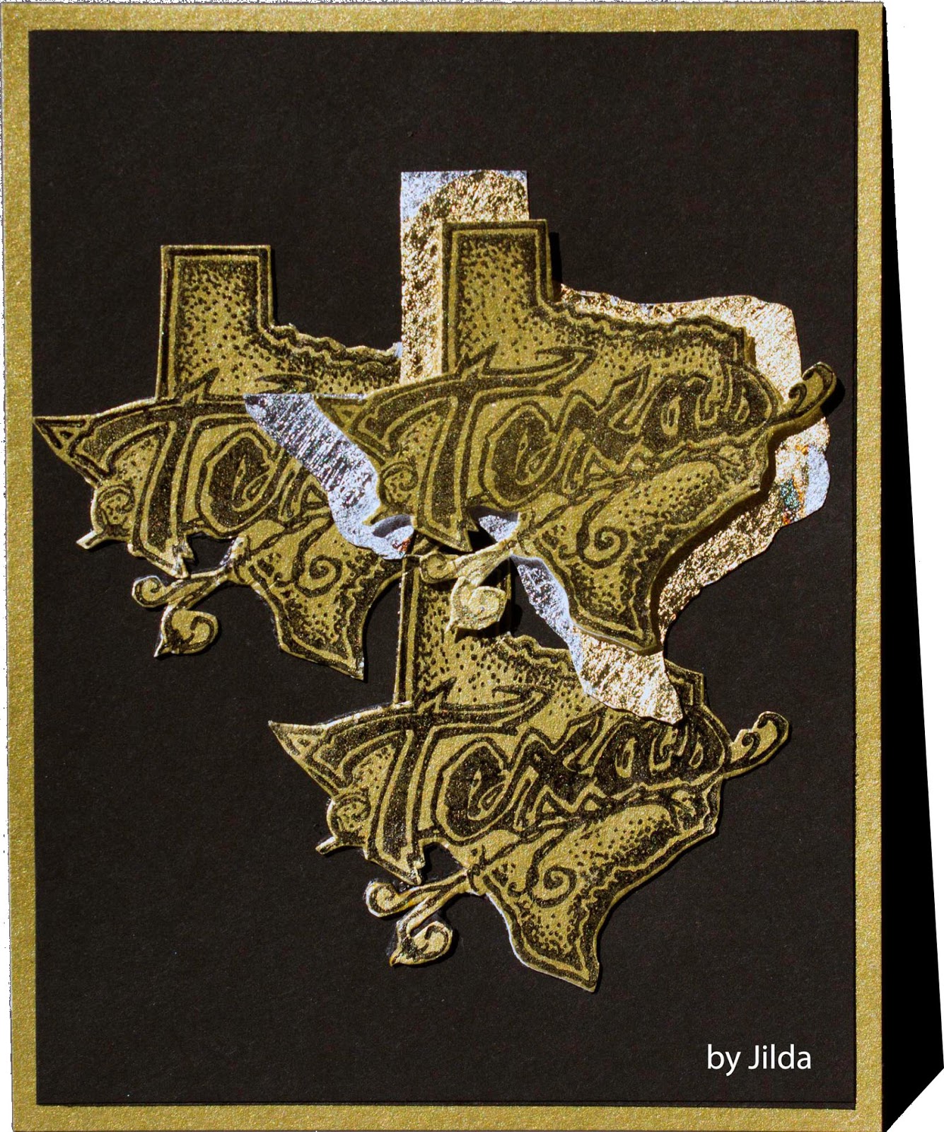 Texana Designs: February 2016 Stamp of the Month - Texas (shape)