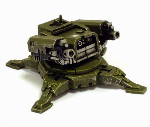 30Kplus40K: Horus Heresy Review: Tarantula Sentry Gun Battery