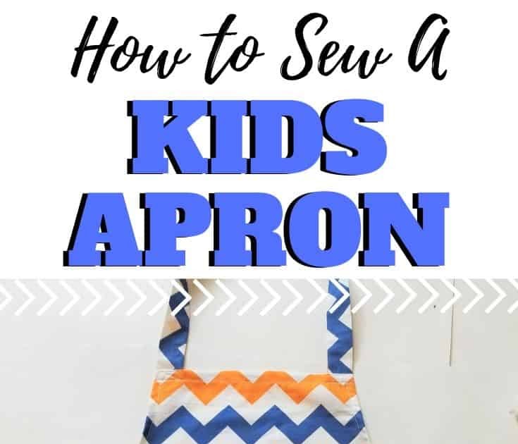 DIY Free Kids Apron Pattern & Tutorial | Sew Simple Home