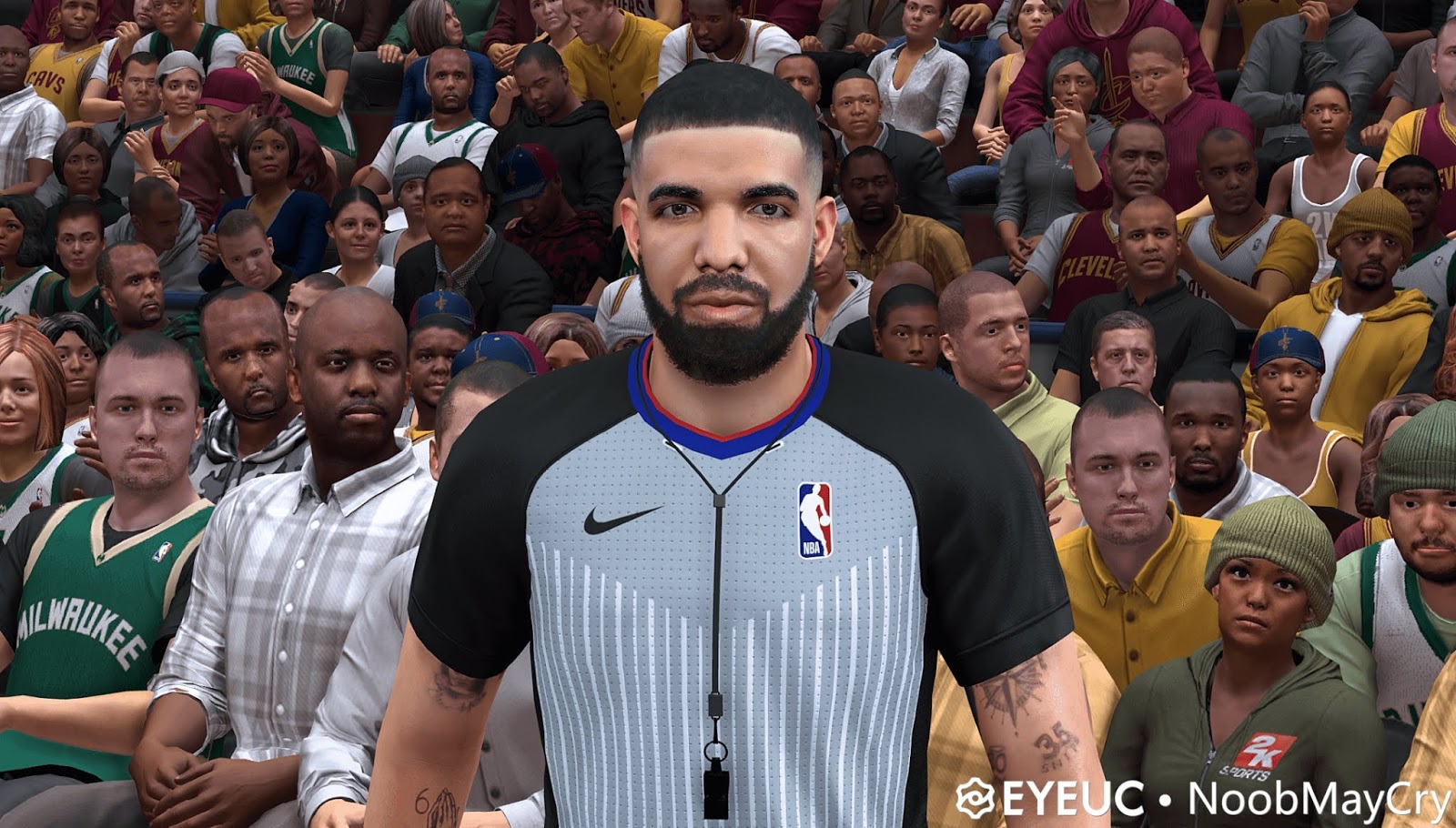 Drake As Referee Mod By Noobmaycry [FOR 2K20]