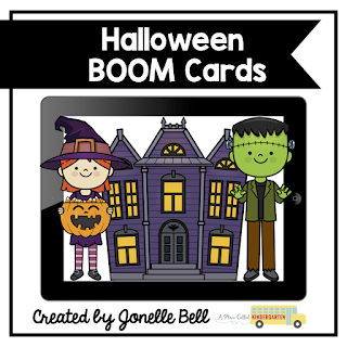 A Place Called Kindergarten: Halloween Kindergarten Boom Cards