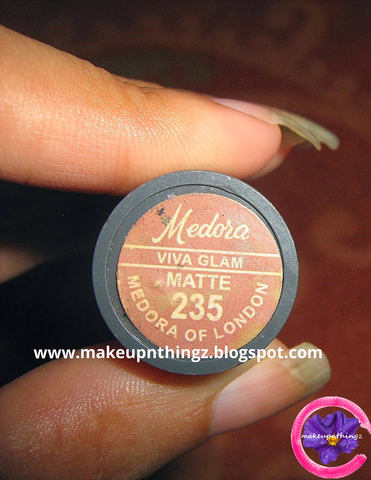 Medora Matte Lipstick -Viva Glam #235 Review & Swatches