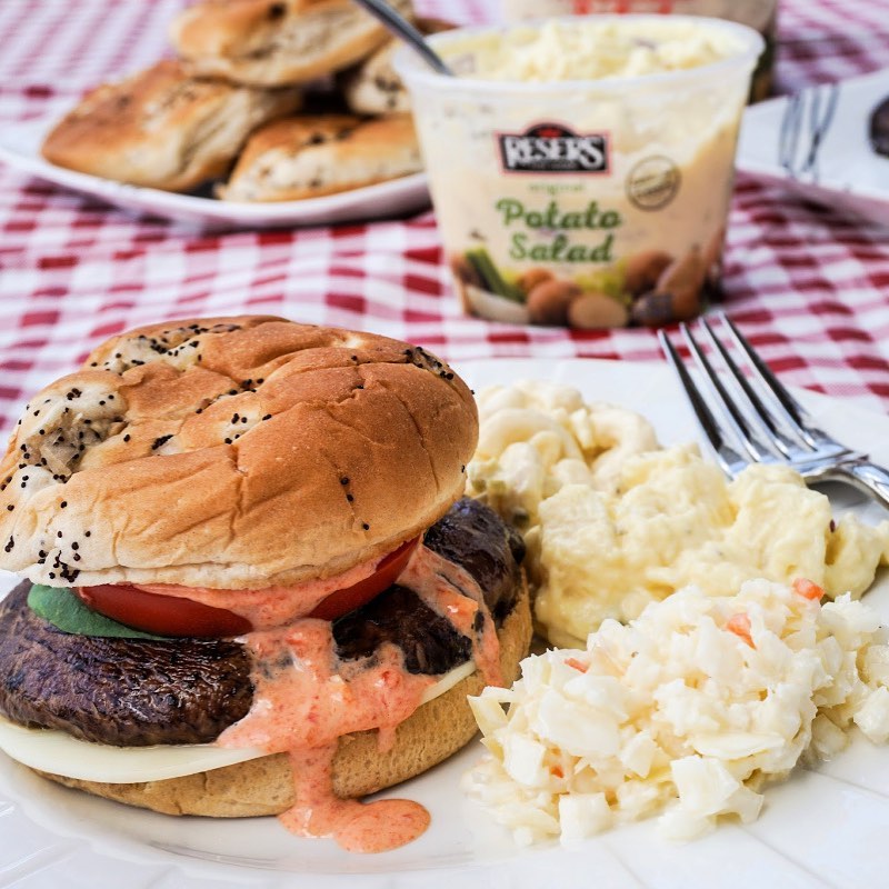 Type of burger: Portobello Mushroom Burgers - types of burgers