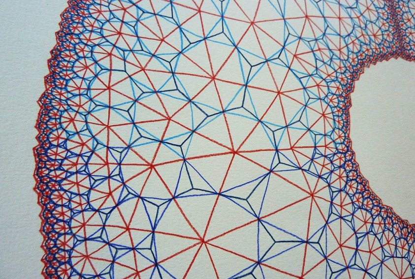 design context: anna helper - large scale geometric pattens and shapes.