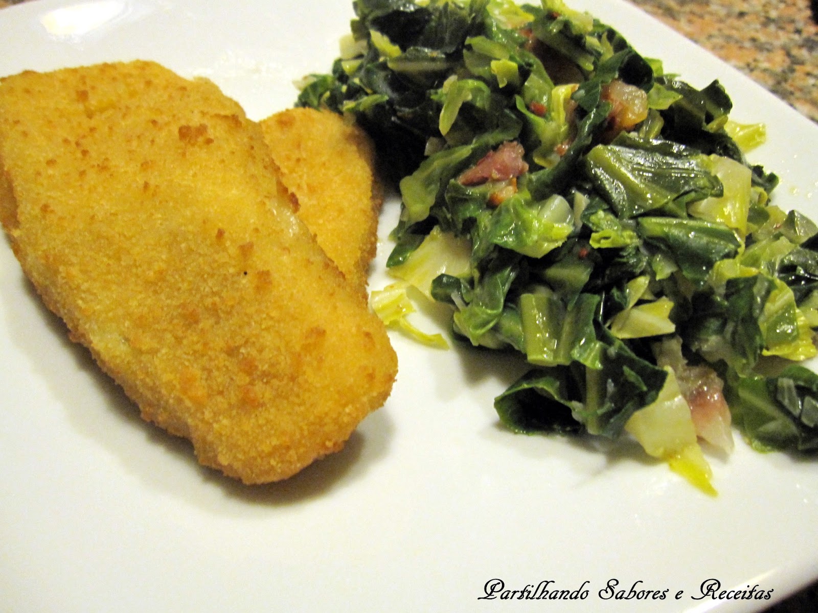 Partilhando Sabores e Receitas: Filetes de Pescada Panados * Couve ...
