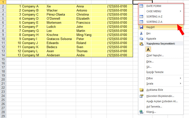 Excel Right Click Menu Not Showing Excel Right Click Menu Not Showing