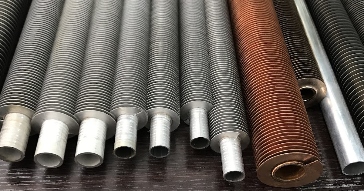 Finned tube as a heat exchange element exhibits excellent performance ...