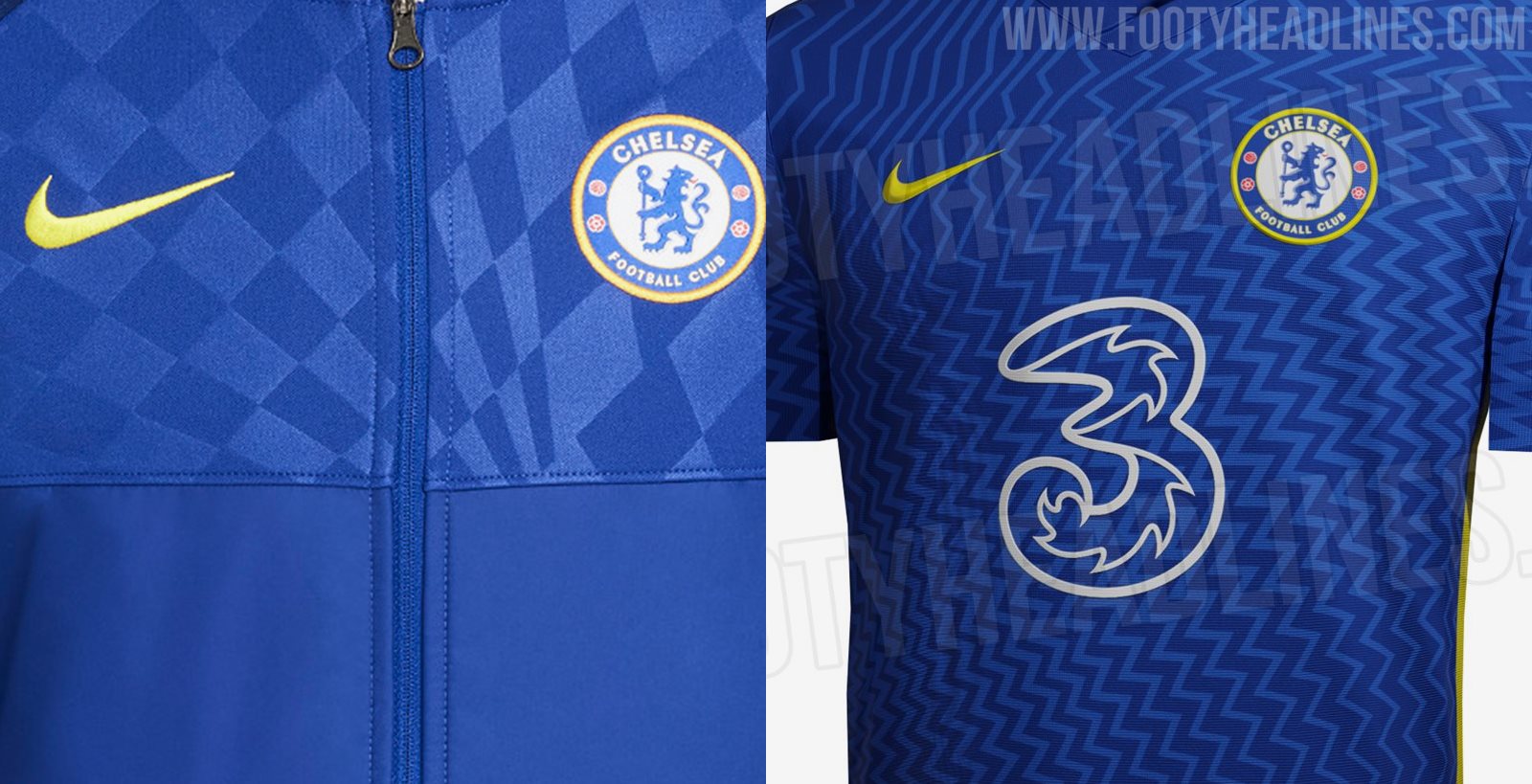 Chelsea 21-22 Anthem Jacket Leaked - Optical Illusion Of Home Kit ...