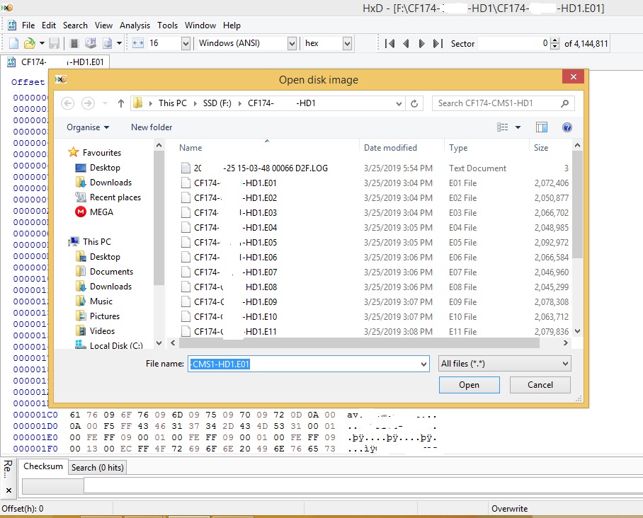 Digital Forensics Examiner: Digital Forensics:HxD Hex Editor