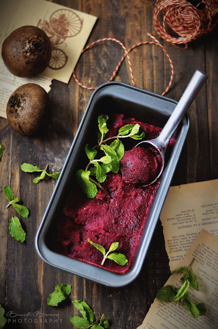 Beetroot Rose Sorbet - Curries & Stories