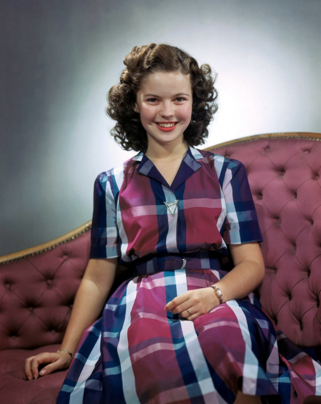 Fascinating Color Photos of Shirley Temple When She Was Young in the ...