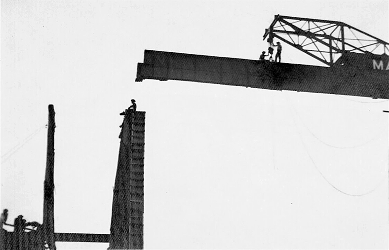 UMA VIAGEM PELOS TRILHOS DA CENTRO OESTE: Construção da ponte ...