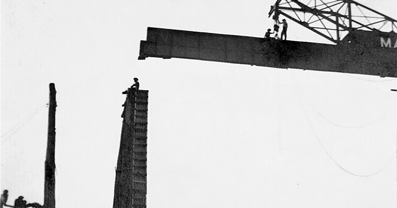 UMA VIAGEM PELOS TRILHOS DA CENTRO OESTE: Construção da ponte ...