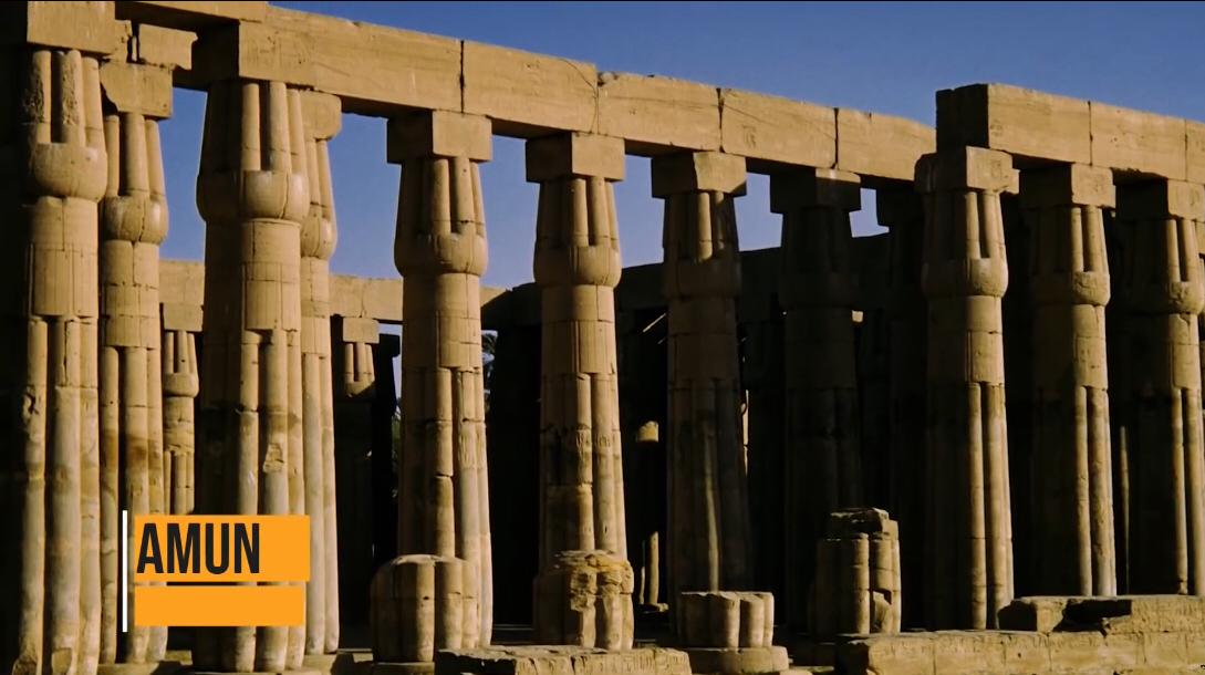 The largest portion of the karnakpaid homage to amun. The ancient ...