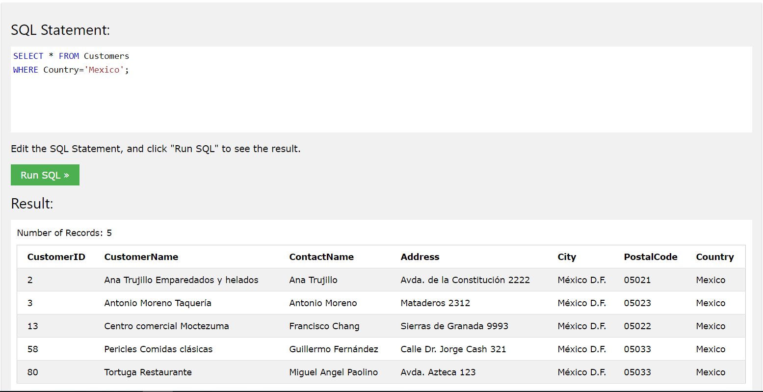 Database System 2560: MySQL - Tutorial