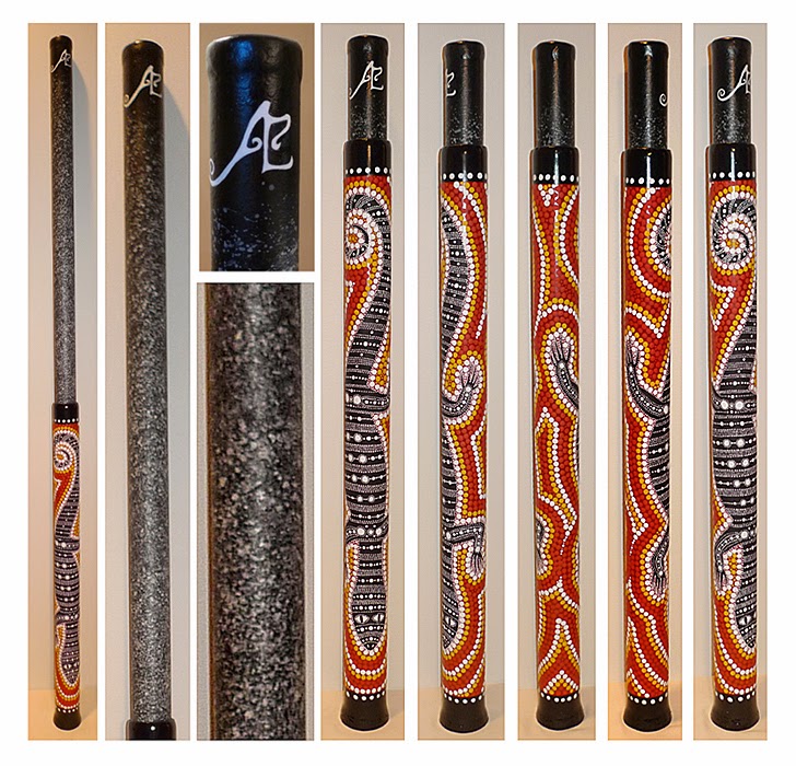 LUDstuff!: Painting a DIDGERIDOO!