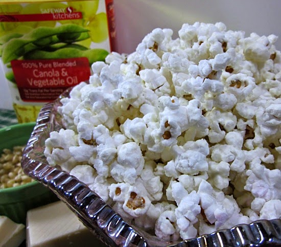 From Grandma Loy's Kitchen: Snow Covered Popcorn-12 Days of Easy Sweets