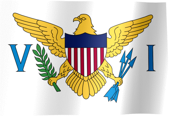 Flag of the United States Virgin Islands (GIF) - All Waving Flags
