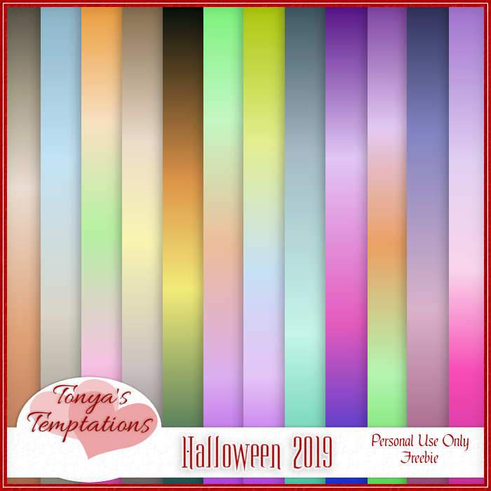 Tonya's Temptations: Halloween Gradients
