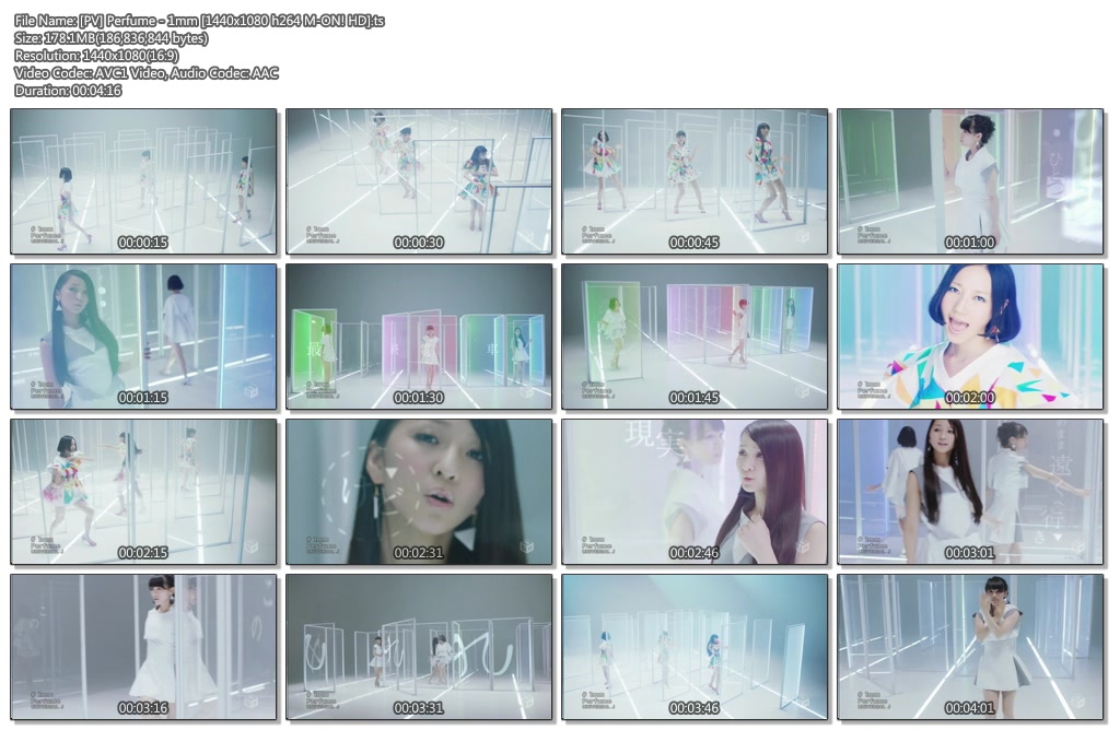[PV] Perfume - 1mm [1440x1080 h264 M-ON! HD] [DownloaD]